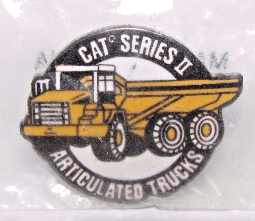 *Caterpillar Cat Series II Dump Truck Hat Lapel Pin D30D 725C 730C D25D ...