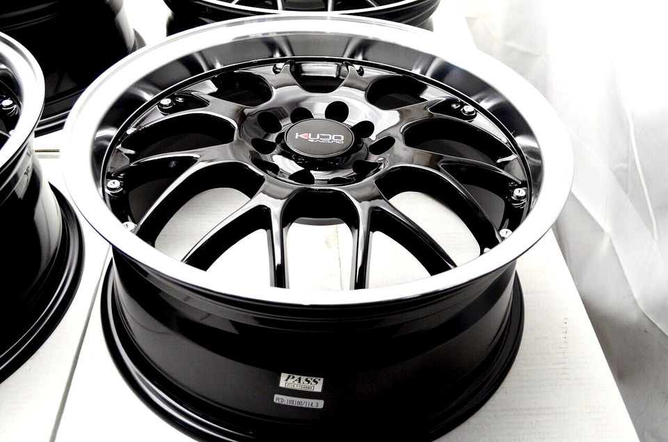 16" Black Wheels Rims Honda Civic Accord CRV Prelude MX-5 Miata Eclipse ...