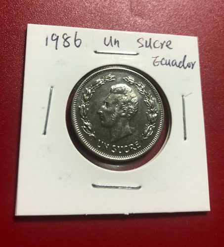1986 ECUADOR UN SUCRE COIN - NICE WORLD COIN !!! | eBay