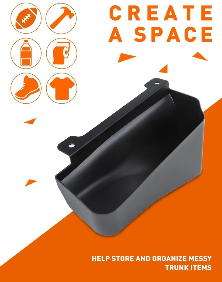 Wheel Well Storage Box Rear Trunk Organizer For Jeep Wrangler JK ...