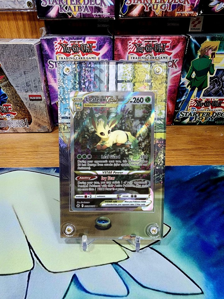 Pokemon Leafeon Vstar GG35 Crown Zenith Custom Display Case Slab | eBay