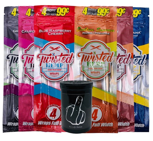 Twisted Organic All Natural Wraps Variety Pack 6 Count & Fresh Kettle ...