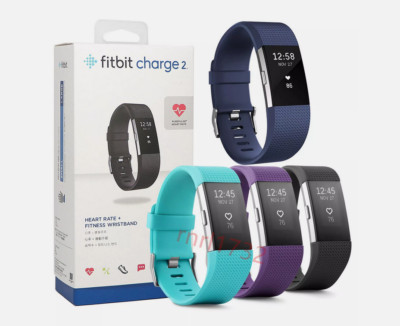 IN BOX NEW Fitbit Charge 2 Activity Tracker Heart Rate Fitness FB407 S ...