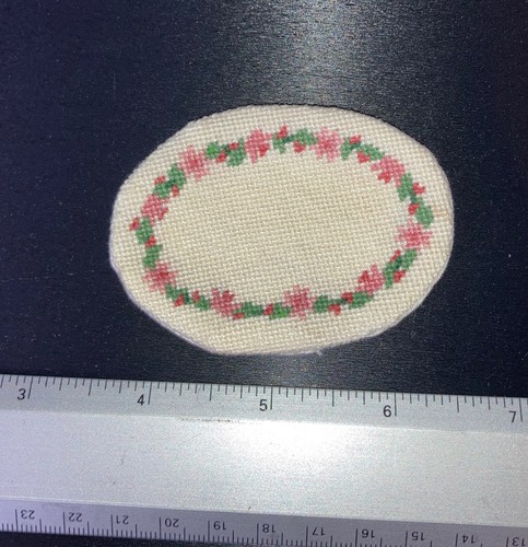 Hand stitched Petit Point Needlepoint rug for Dollhouse | eBay
