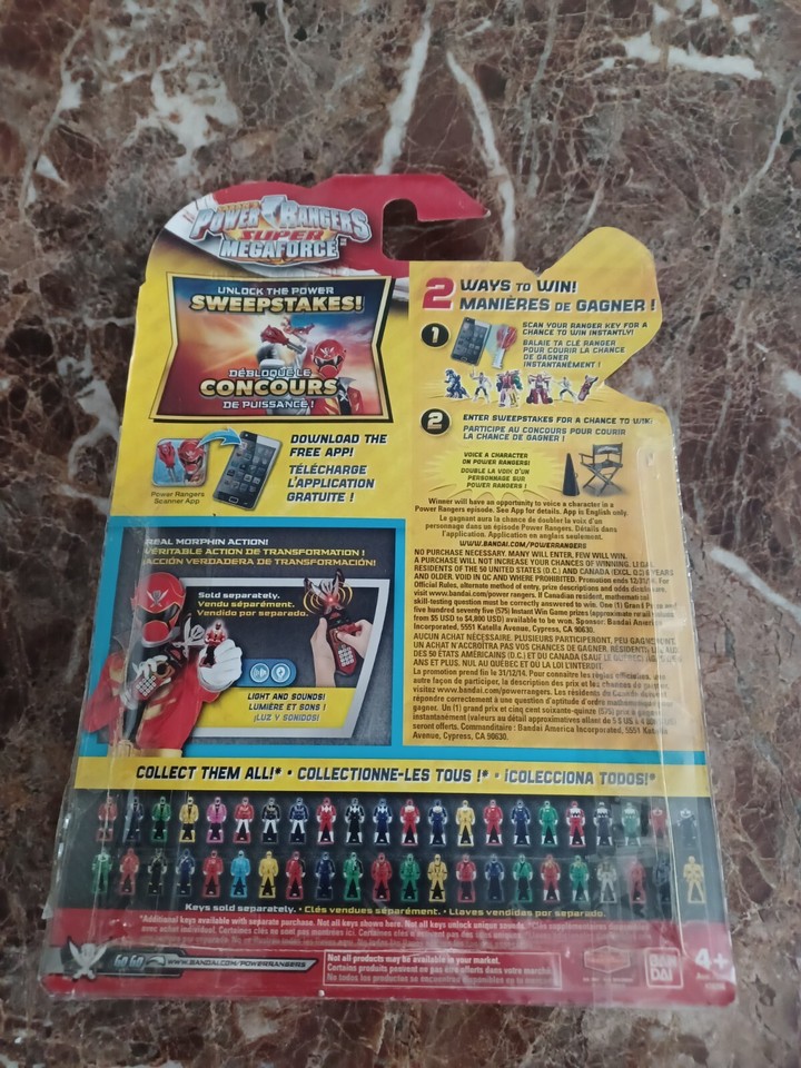 BUNDLE DEAL! Power Rangers Super Megaforce Legendary Ranger KEYS ...