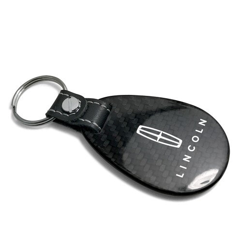 Lincoln Logo Real Carbon Fiber Large Tear-Drop Key Chain | eBay