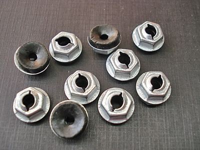 10 pcs 3/16" thread cutting emblem name plate script sealer nuts for ...