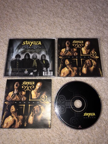 SIGNED! Reborn By Stryper CD Rock Barren Cross Guardian Dokken Skid Row ...