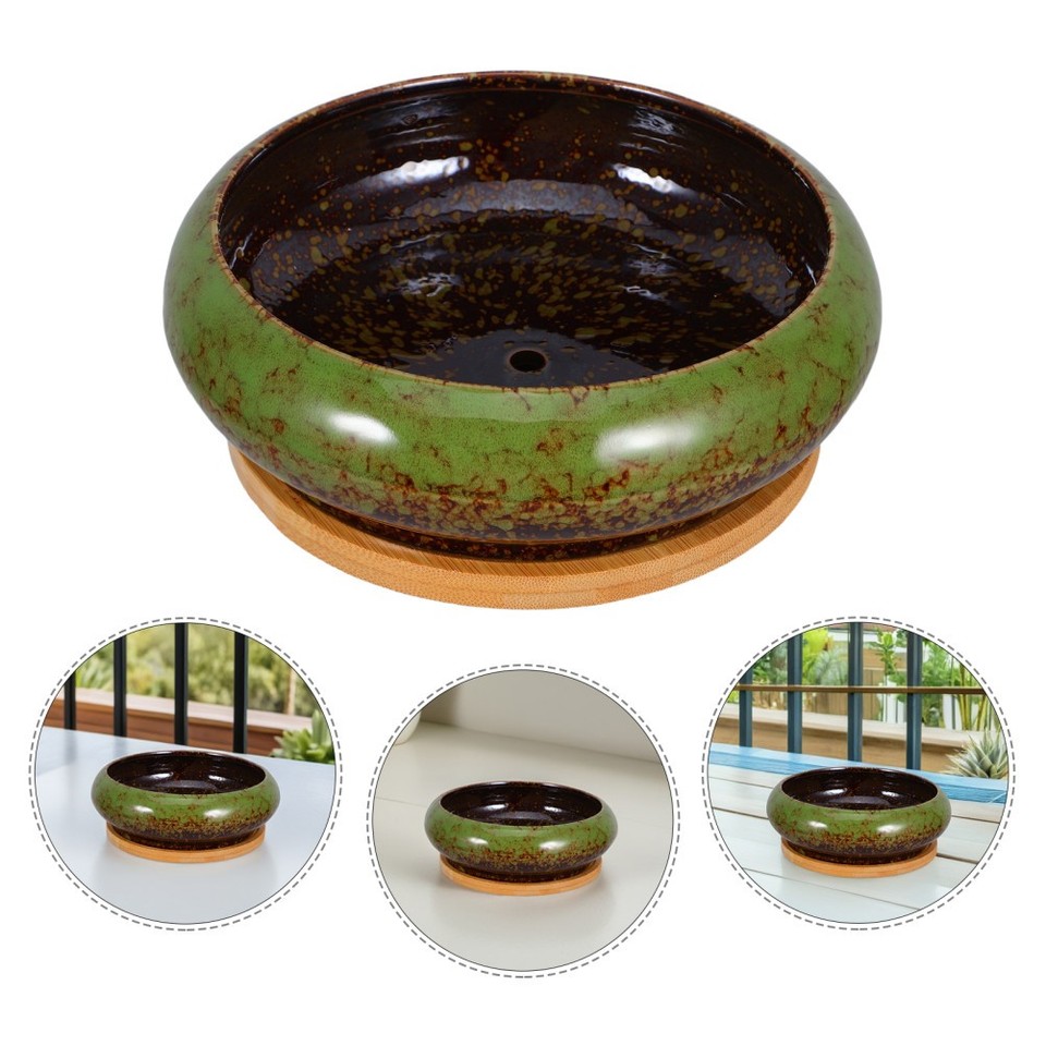 Vasi Ceramica Per Piante Da Interno Fiori Vaso Succulento Ceramico | eBay