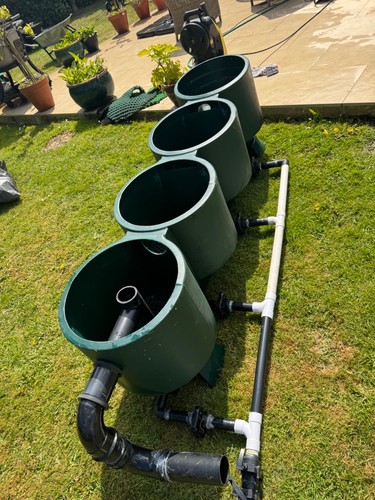 Extra Large Koi Pond Tank Filter, Vortex, 4 chambers | eBay UK