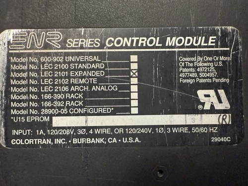 Leviton Colortran Expanded Viewpoint Control Module LEC 2101 | eBay