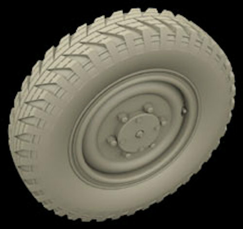 Hussar Productions HSR-35077 - Sd.Kfz. 221 Type B Wheels, Resin 1/35 ...