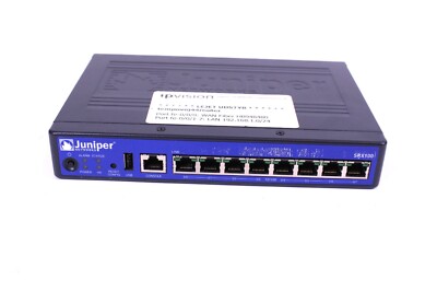 Juniper SRX100B SRX-Services-Gateway 1GB / 512 MB 8xFE-Ports ...