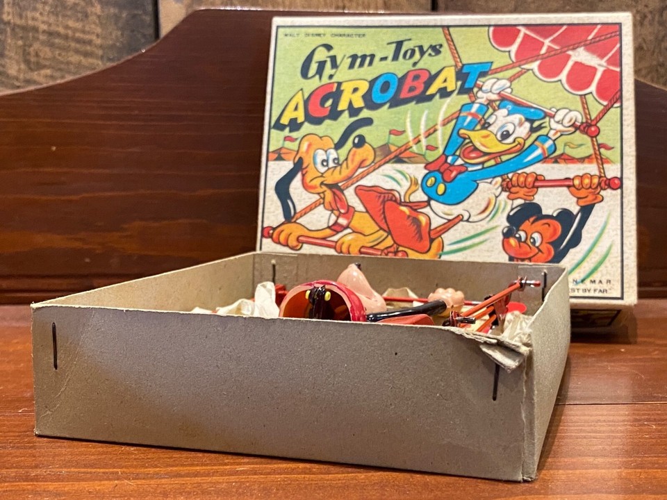 Vintage Mickey Mouse Gym-Toys Acrobat with Original Box | eBay