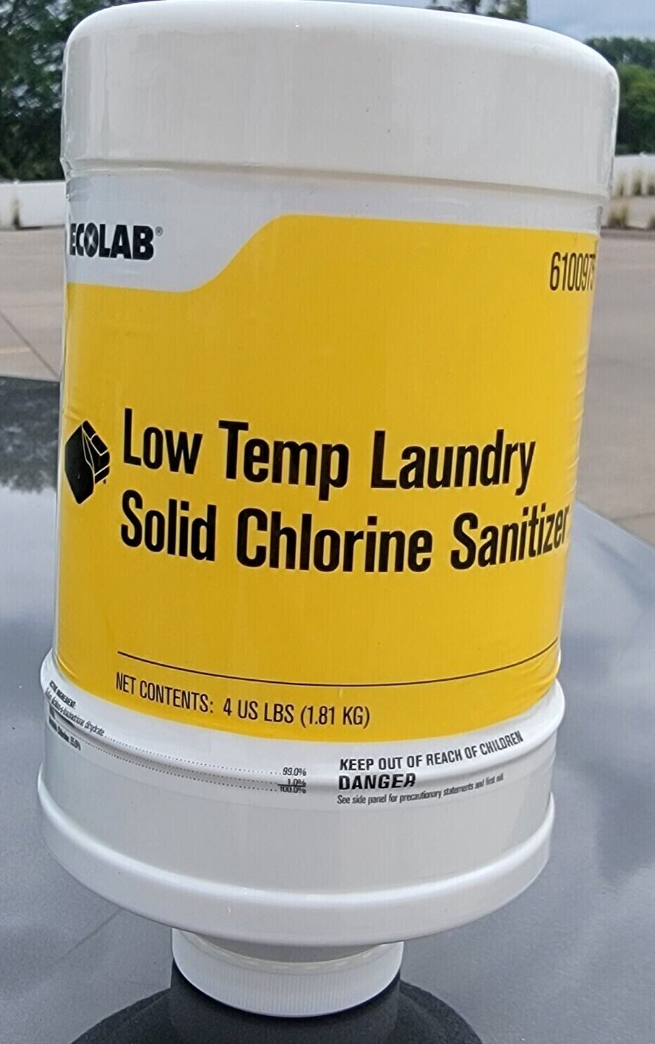 Ecolab Low-Temp Laundry Solid Chlorine Sanitizer - 4 lb. for sale ...