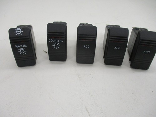 CARLING TECHNOLOGIES ROCKER SWITCH SET OF (5) V6D1 MARINE BOAT | eBay