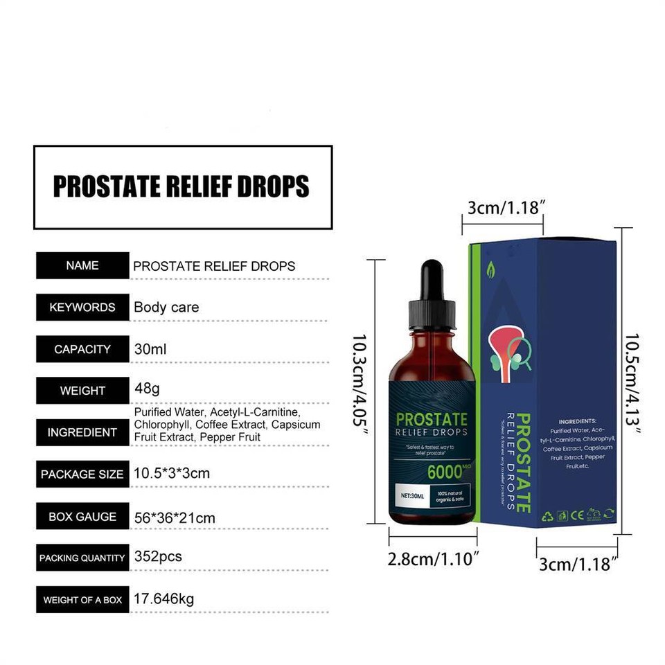 Prostate Treatment Drops Men Relieve Urinary Pain Frequent Urination ...