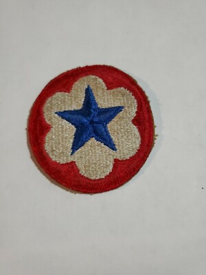 Vintage Original WWII US Army Service Forces (ASF) Shoulder Patch Cut ...
