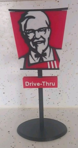 KFC Drive Thru Sign. 3d Printed. 6.5 Inches Tall. | eBay