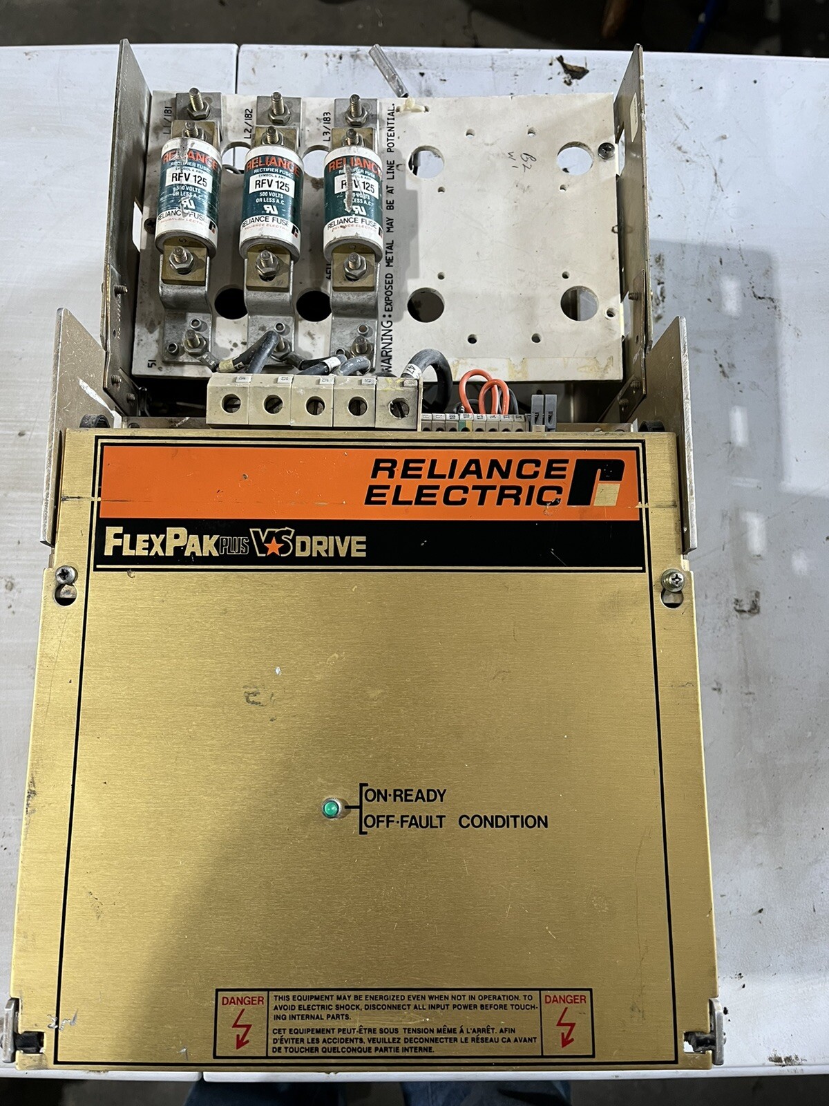 Reliance Electric Flex Pak Plus VS Drive 1GA-K02058 14C225 Used | eBay