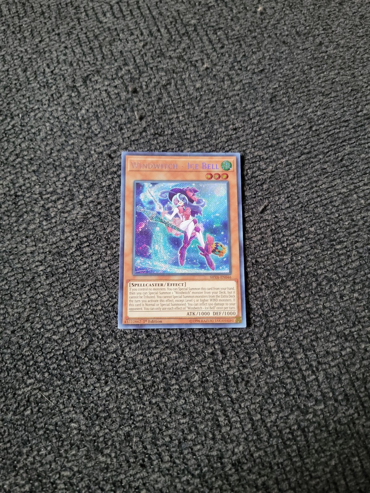 YuGiOh Shadows Of Valhalla Secret Rare Holo Windwitch - Ice Bell LP-NM ...