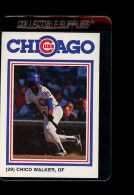 1987 David Berg Chicago Cubs Chico Walker #29 Rookie RC | eBay