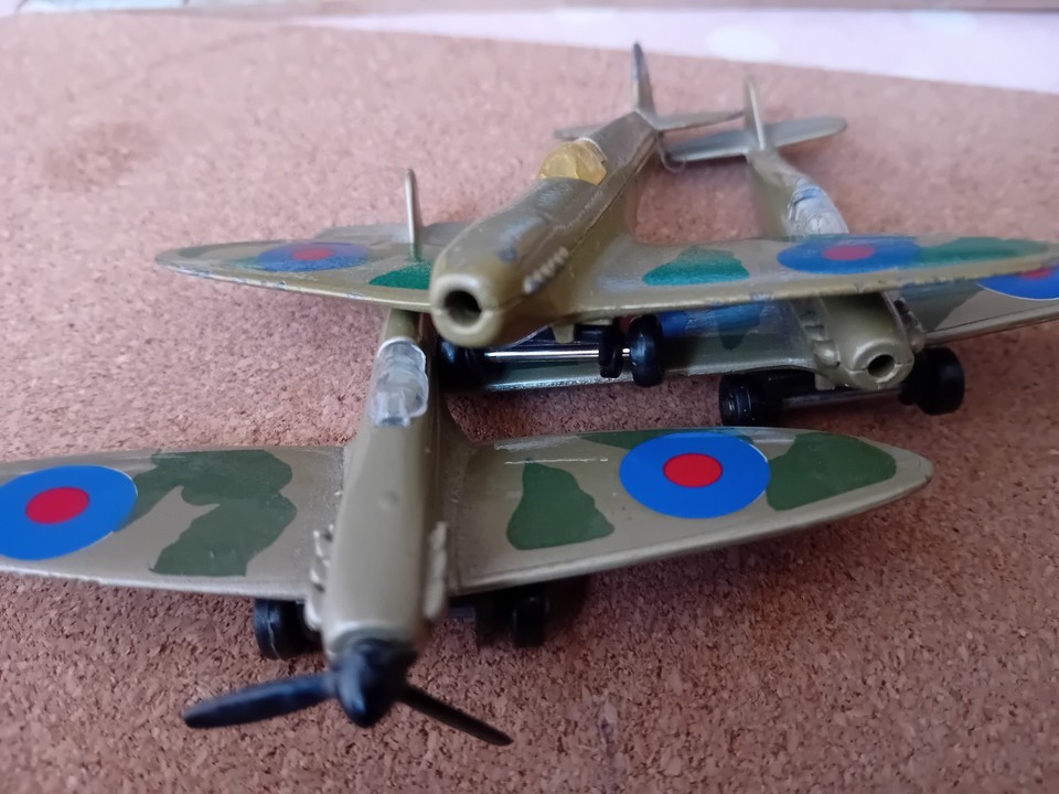 Matchbox skybusters Spitfire planes Spares Or Repair see discription ...