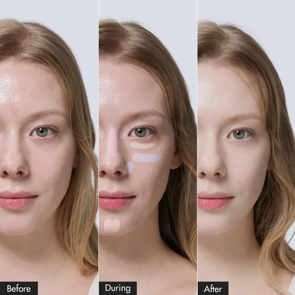 LUNA Conceal Blender Palette 02 Pure Cover 5-in-1 Color Correcting and ...