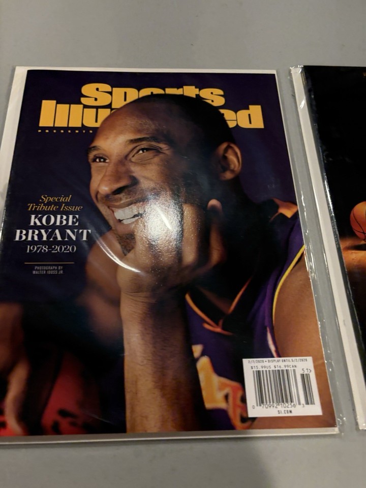 ESPN SI Magazine Kobe Bryant Tribute LA LAKERS Starting Lineup Custom ...
