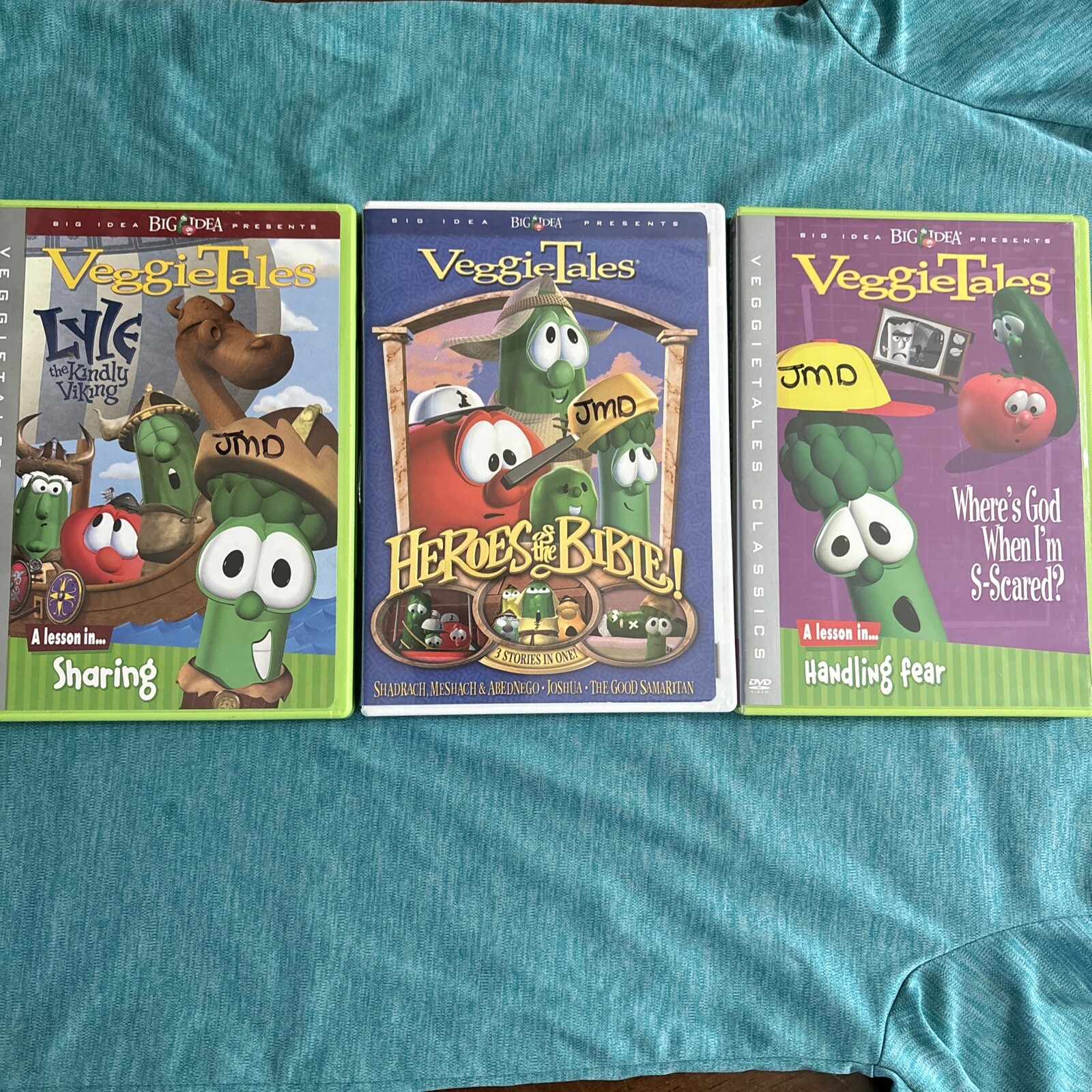 Lot Of 3 Veggie Tales DVDs | Grelly USA