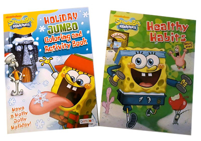 SpongeBob SquarePants Kids Holiday Coloring Healthy Habits Book ...