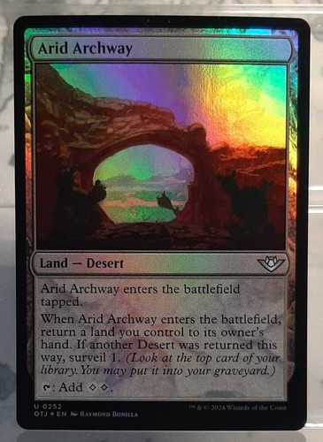 Magic - Arid Archway - Uc/Foil/Land - Outlaws of Thunder Junction - EN ...
