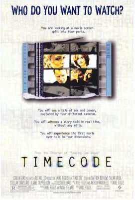 Timecode Movie Poster 27x40 S/S Saffron Burrows Salma Hyaek Stellan ...