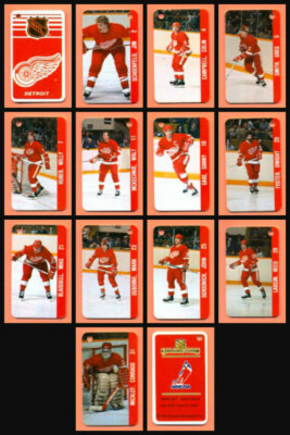 Renaissance 1982-83 Corrado Micalef Detroit Red Wings Team Set 14 ...