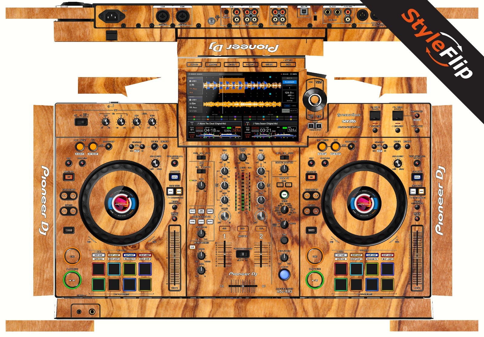Pioneer XDJ-RX3 Skin | Wood Design #6 | Protective Decal | StyleFlip ...