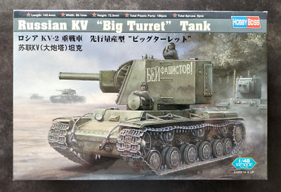 RUSSIAN KV "BIG TURRET" TANK 1/48 HOBBY BOSS Ref 84815 | eBay