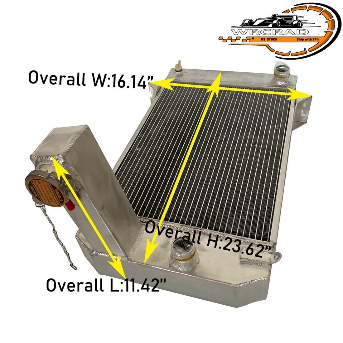 Aluminum Radiator Fit 1953-1962 1961 1960 Triumph TR2 TR3 TR3A TR3B TR ...