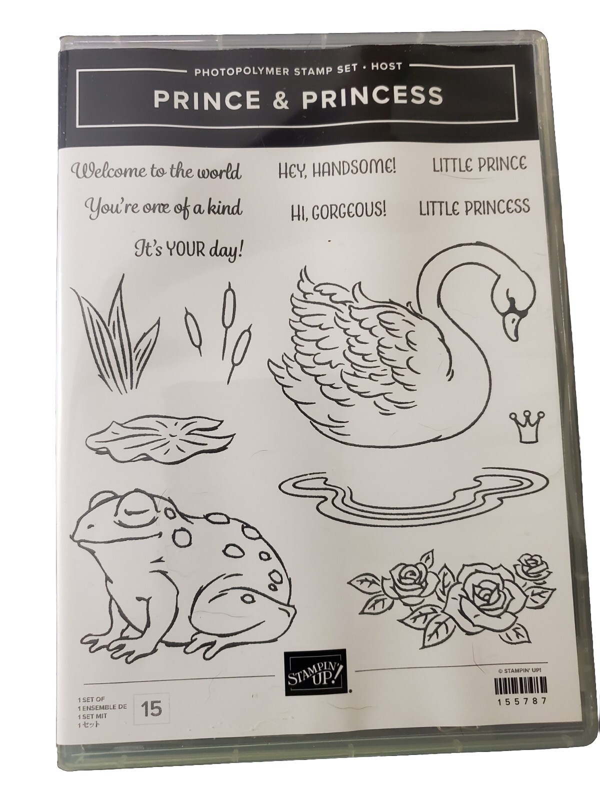 Stampin Up PRINCE & PRINCESS Stamp Set, Retired | eBay