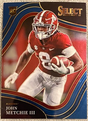 2022 Select Football Draft Picks Field Level #109 John Metchie III ...