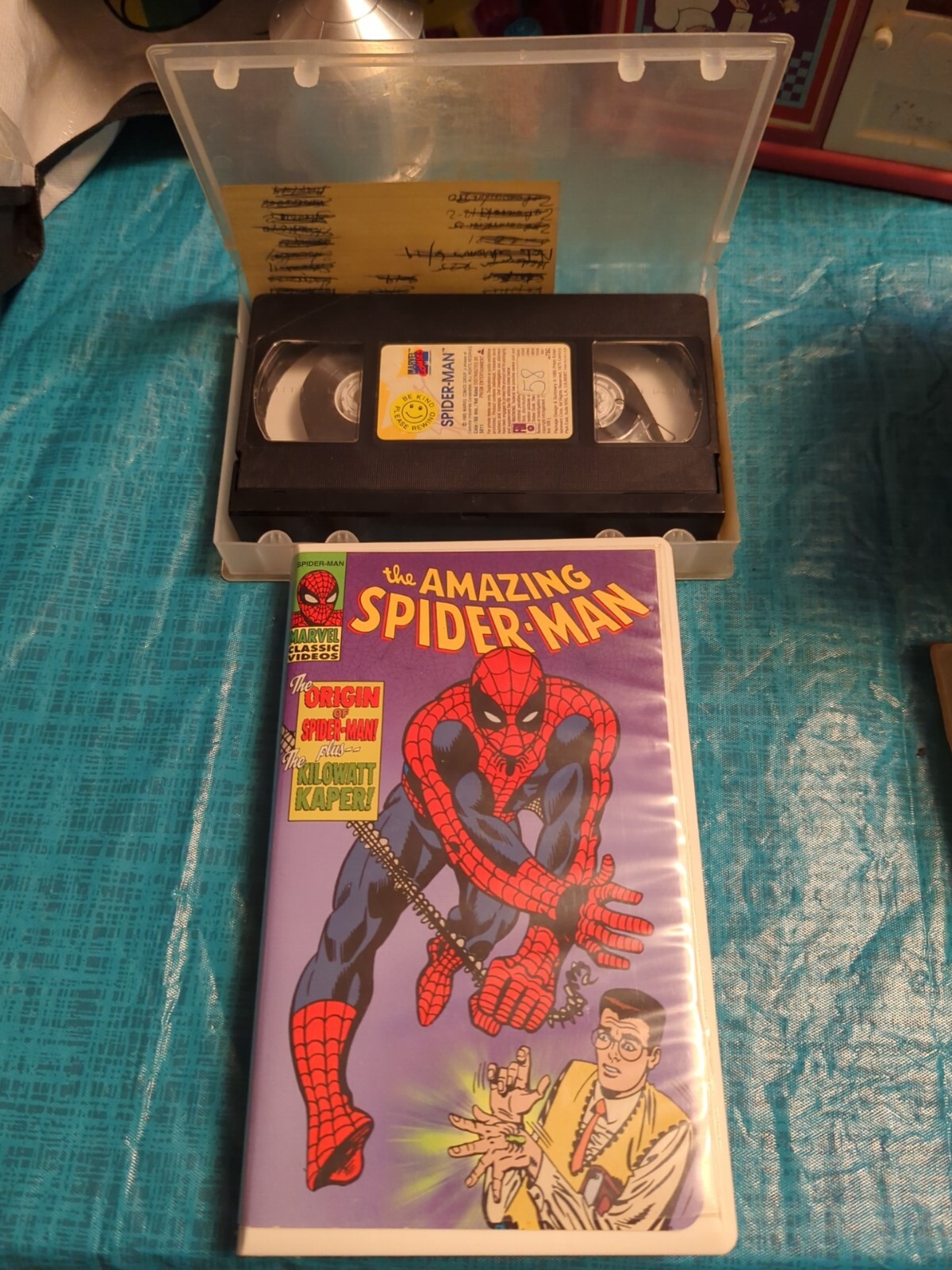 The Amazing Spider-Man: The Origin of Spider-Man VHS Lot Of 2 Free ...