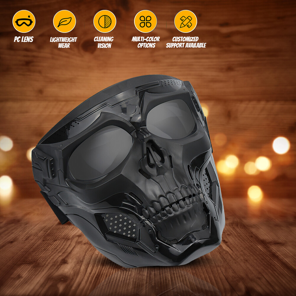Hard Shell Motorcycle Face Mask