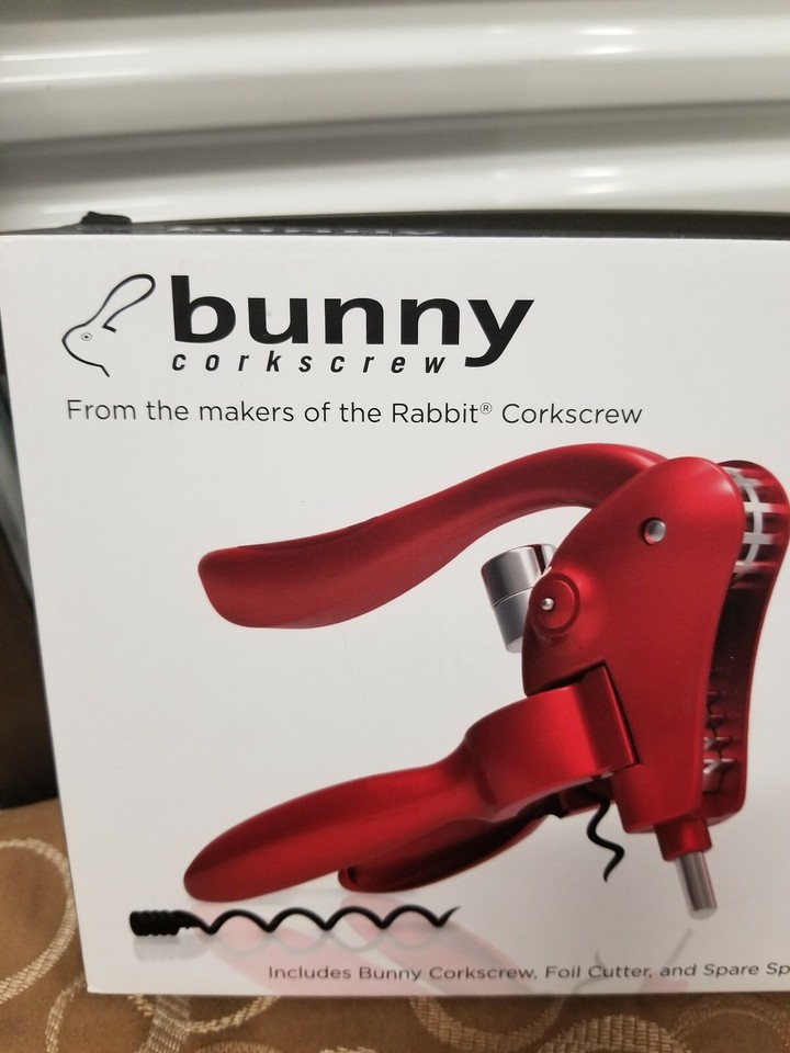 NEW Red Bunny Corkscrew from the Makers of Rabbit Corkscrew Retail $60. ...