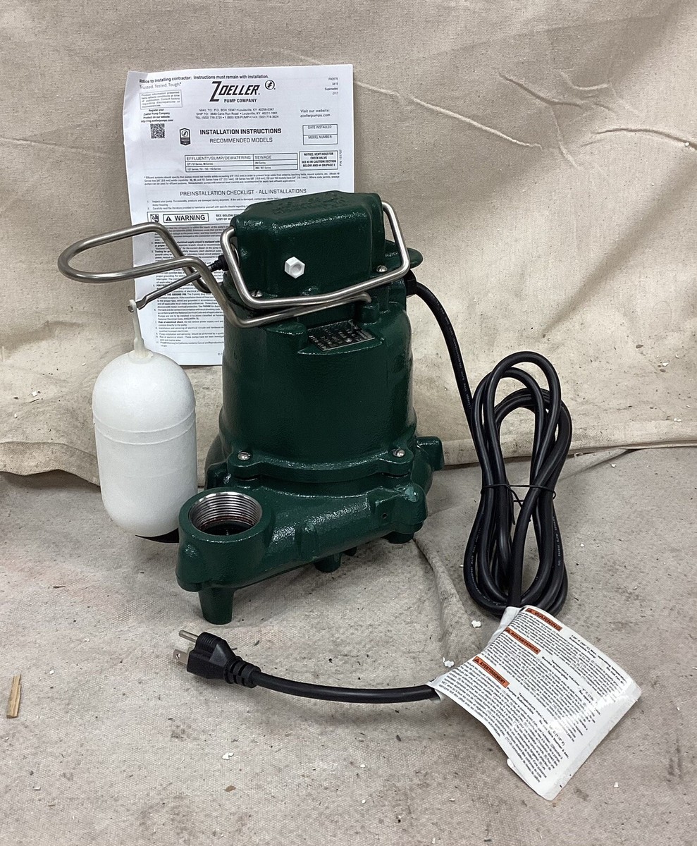 Zoeller Pump Company Zoeller Sewage Pump (267) 4.5m Lift