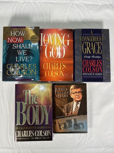 Lot Of 5 Charles Colson Christian Books: Loving God, The Body, Speaks ...