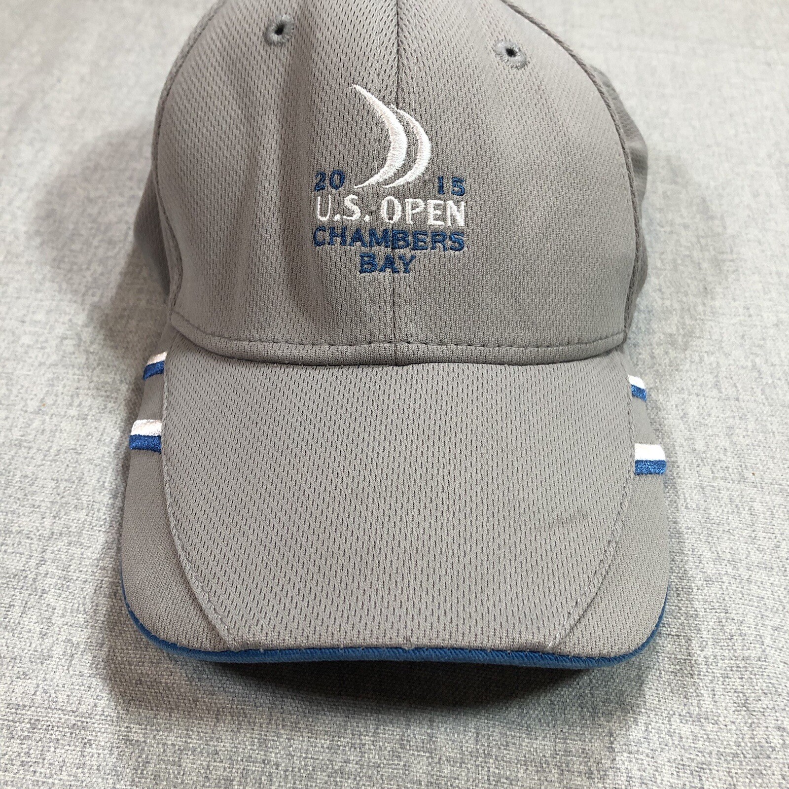 2015 US OPEN GOLF Hat Cap CHAMBERS BAY Gray USGA Unstructured Clasp ...