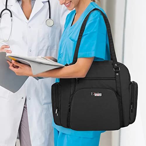 Nurse Tote Bag With Padded Bottom Nurse Utility Bag For Home Health ...