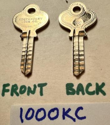 Vintage 1970s 1980s NOS ILCO 1000KC key blanks new old stock CO9 00KC ...
