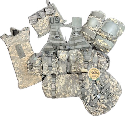 MOLLE II US Army Tactical Vest Set & Gear Ultra Bundle! Pads, Carrier ...