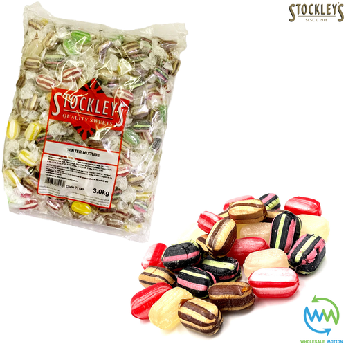 Stockleys WINTER MIX Sweet HARD BOILED Retro CANDY Party INDIVIDUALLY ...