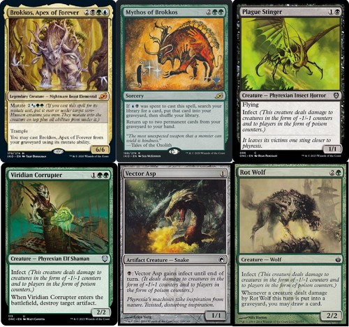 Custom Commander Deck Brokkos, Apex of Forever - Infect Mutate - MTG ...